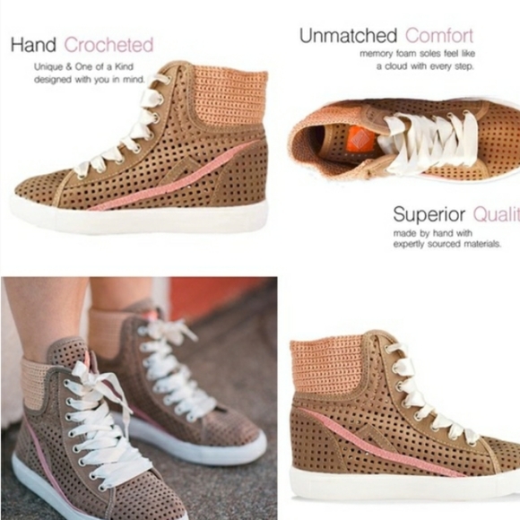 Poppy | Shoes | Poppy Encourager Hightop Fashion Sneakers | Poshmark